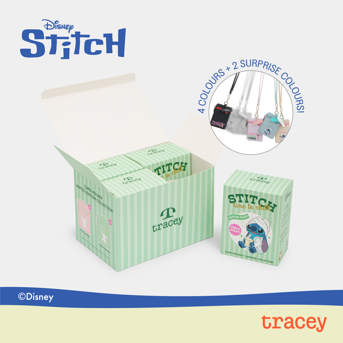 Stitch Slumber Party Lanyard Card Holder Collection (Blind Box) – Tracey